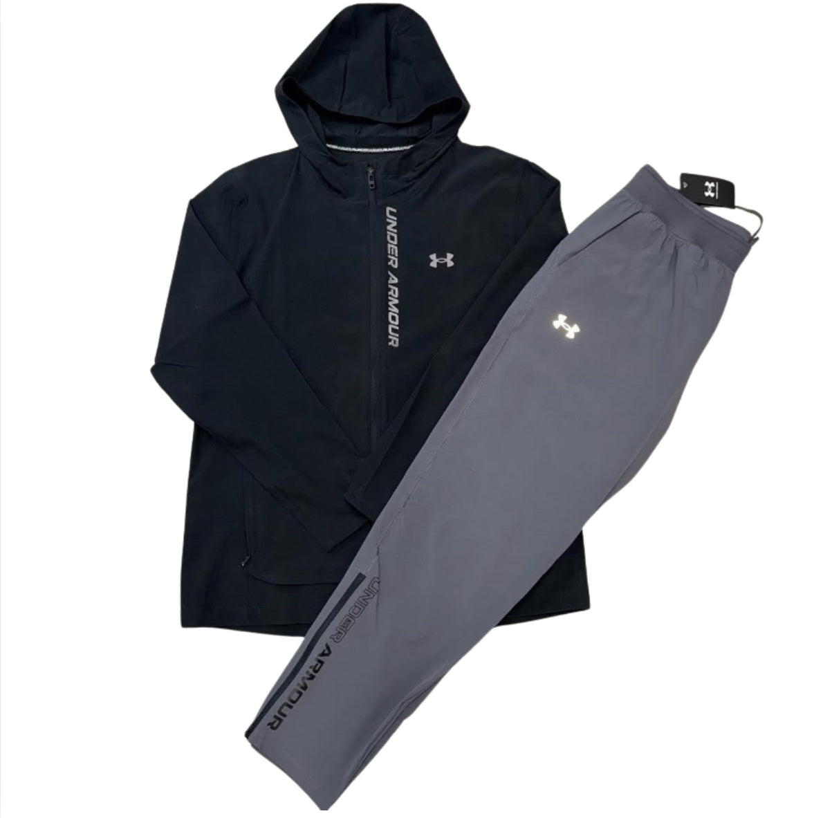 UNDER ARMOUR TRACKSUIT BLACK GREY – Seven Icons